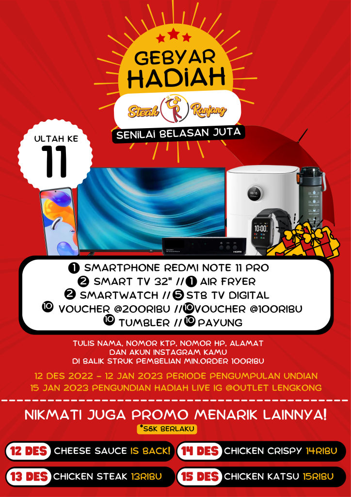 promo – Steak Ranjang